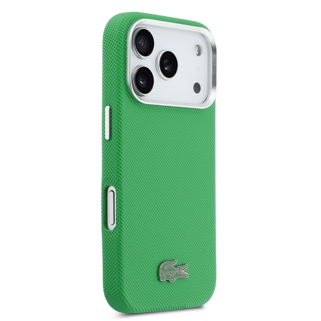 Zadní kryt Lacoste Iconic Petit Pique Metal Logo MagSafe pro iPhone 17 ...