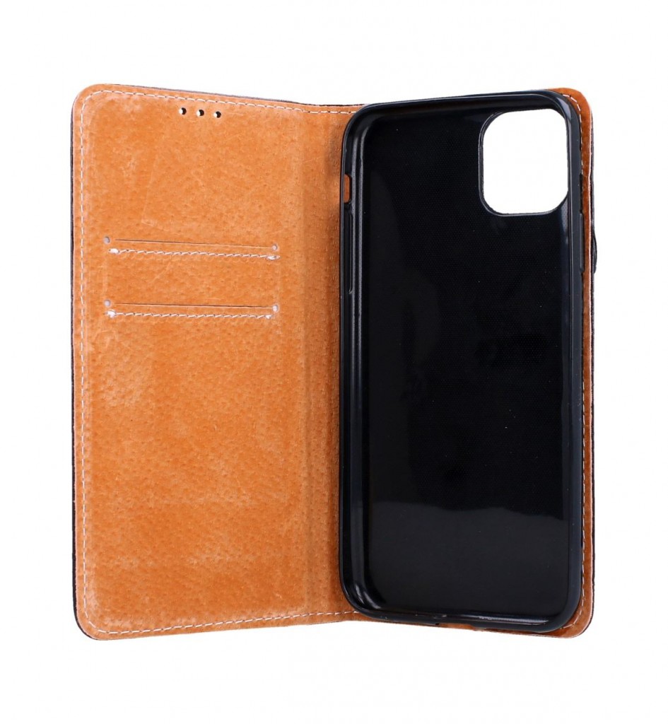 Obal na mobil iPhone 11 Pro Max TopQ Special knížkový černý pouzdro ...