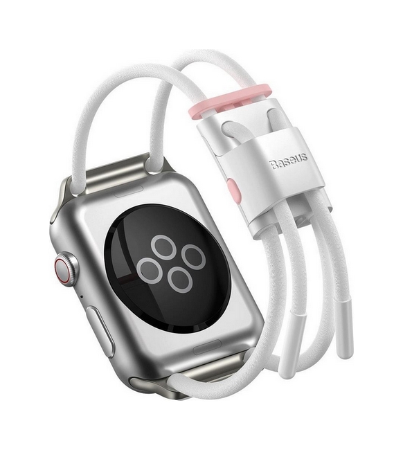 Řemínek Baseus Rope Strap pro Apple Watch 3-4-5-6-SE 38-40mm bílý 59150 ...