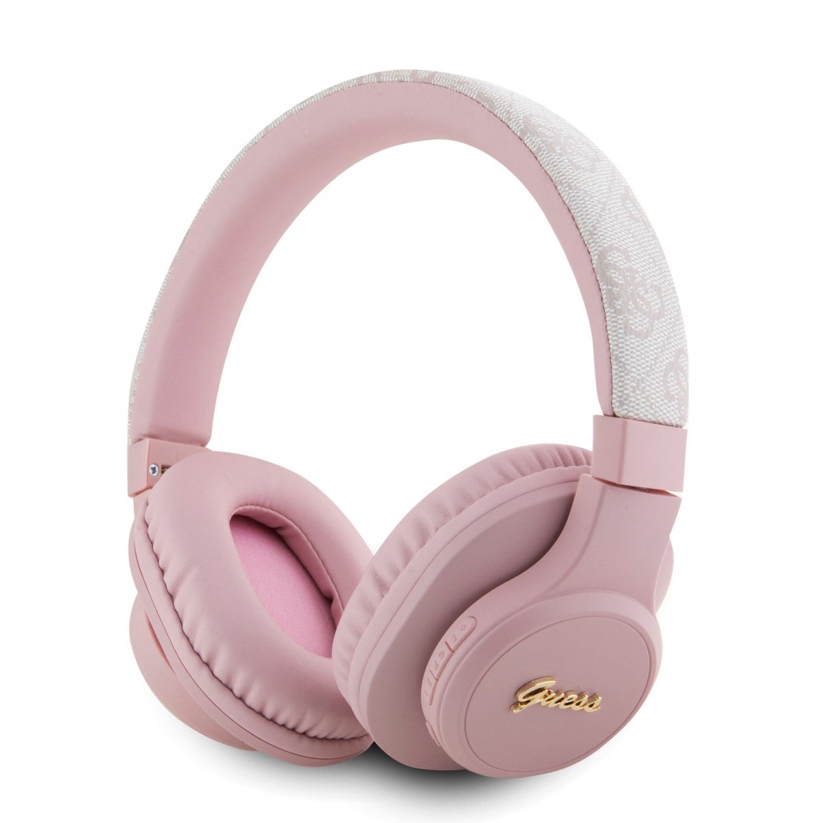 Guess PU Leather 4G Tone on Tone Script Logo BT5.3 Stereo Headphone ...