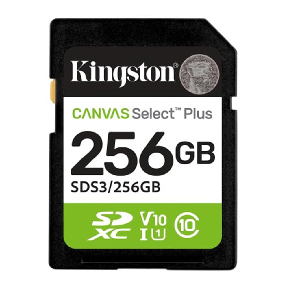 Kingston paměťová karta Canvas Select Plus SDXC 256GB UHS-I U1 V10 A1 ...