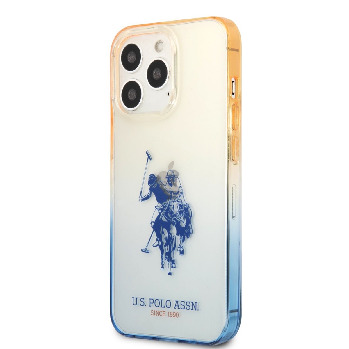 U.S. Polo Bumper Double Horse Zadní Kryt pro iPhone 14 Pro Max Navy ...