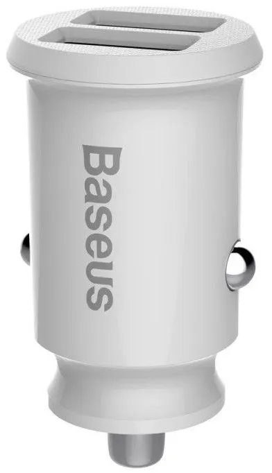Baseus CCALL-ML02 Grain Nabíječka do Auta 15.5W 2x USB White | ProMobily.cz