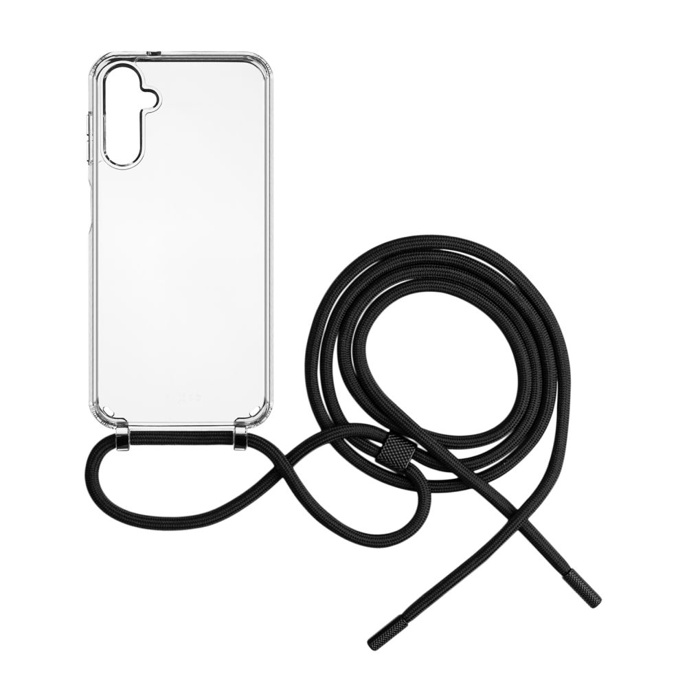 Pouzdro FIXED Pure Neck s černou šňůrkou na krk pro Samsung Galaxy A14 ...